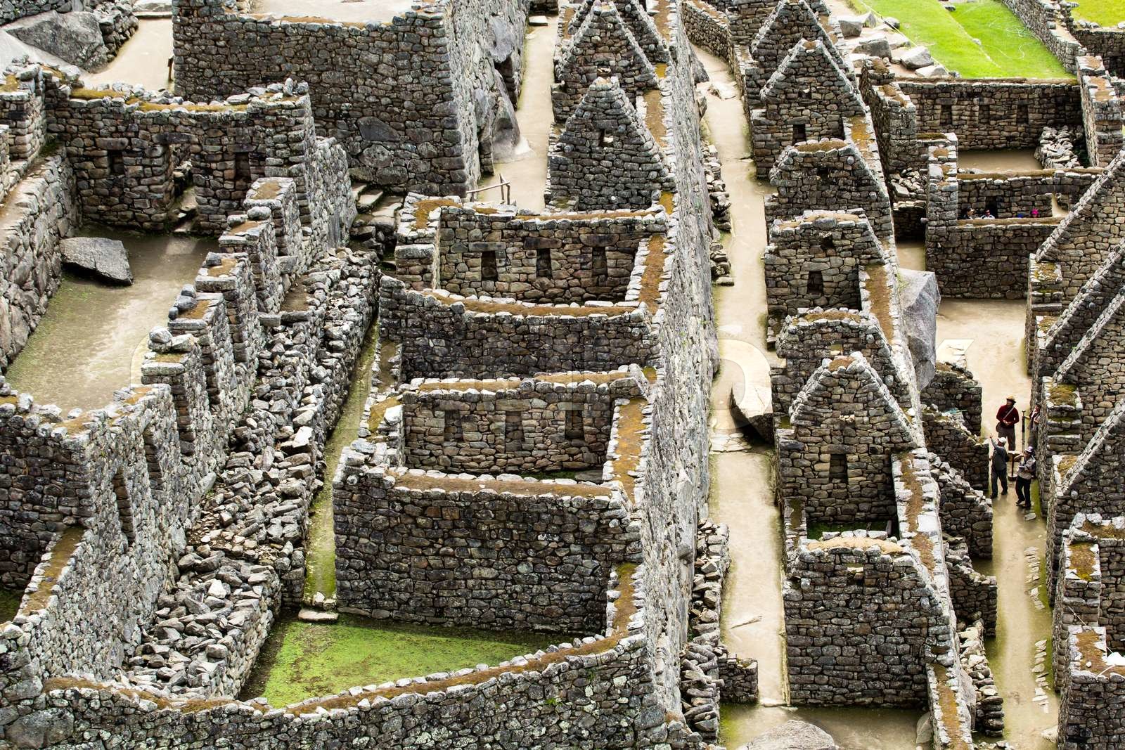Machu Picchu, the ancient Inca city in the Andes, Peru | Stock image ...