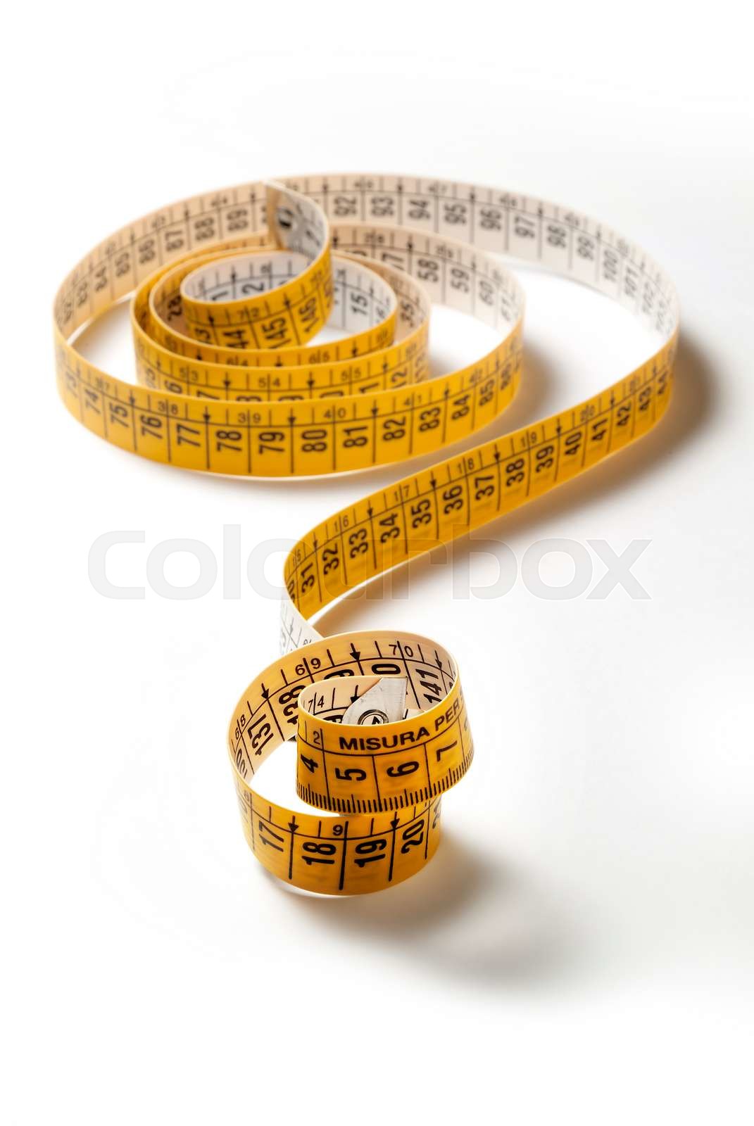 Tape Measure or Question Mark | Stock image | Colourbox