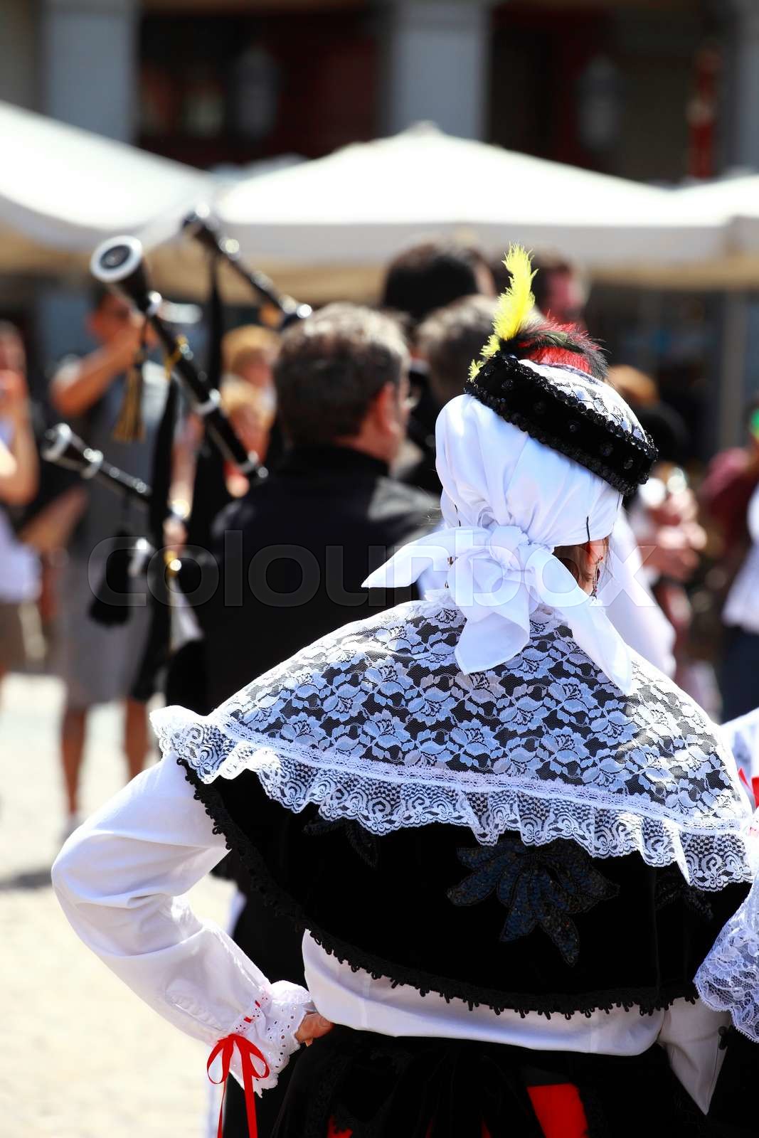 Traditional Spanish clothes in Madrid | Stock image | Colourbox