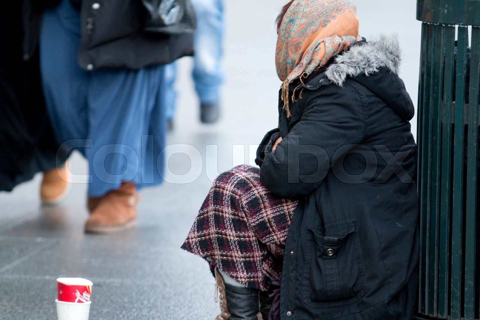 Beggar | Stock image | Colourbox