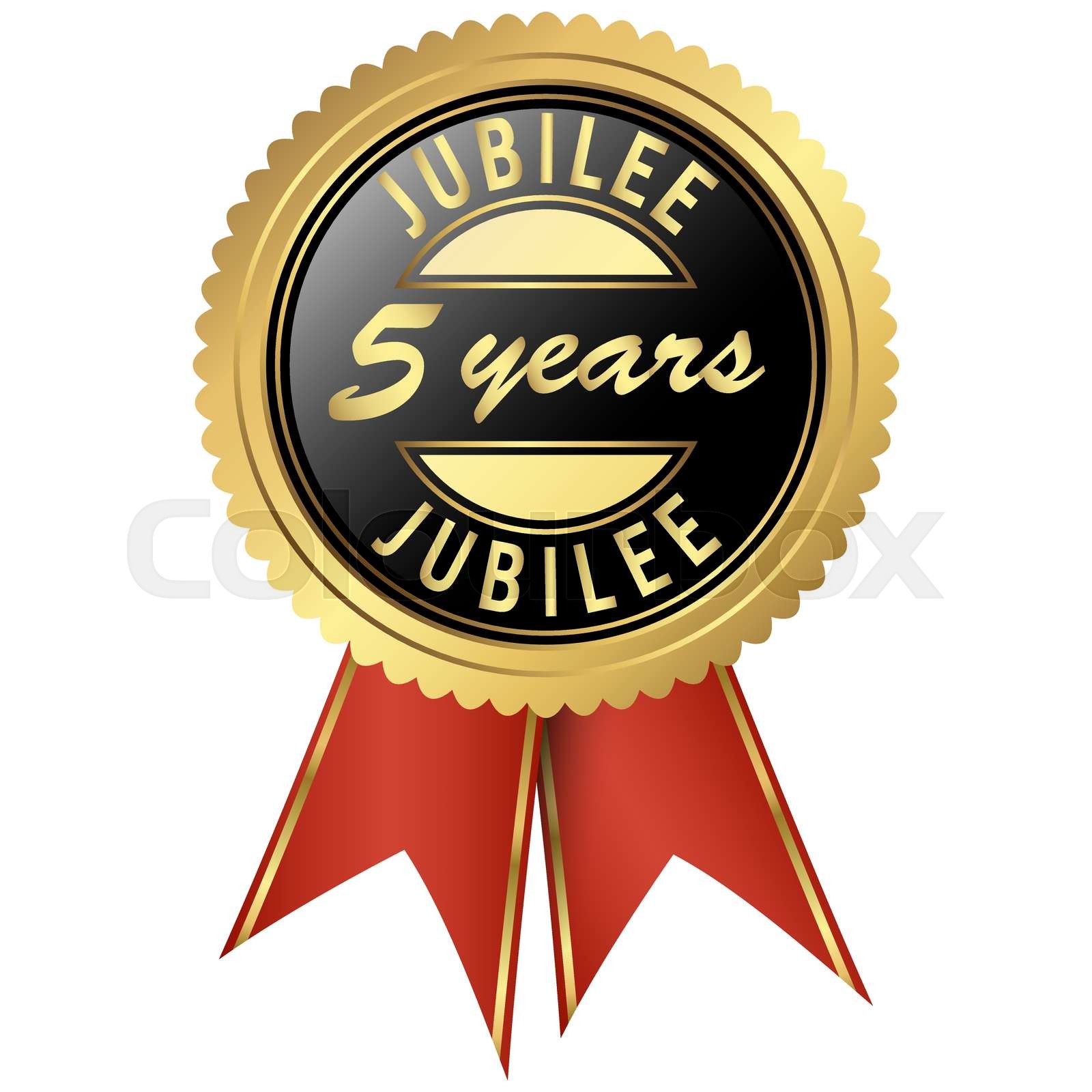 gold jubilee seal | Stock vector | Colourbox