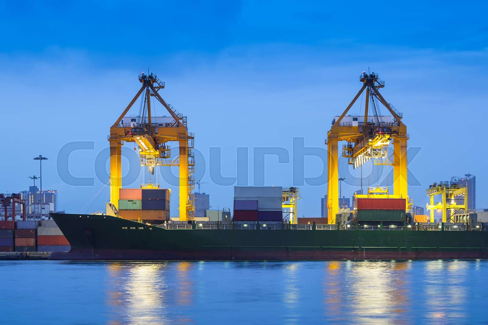 Cargo ship | Stock image | Colourbox