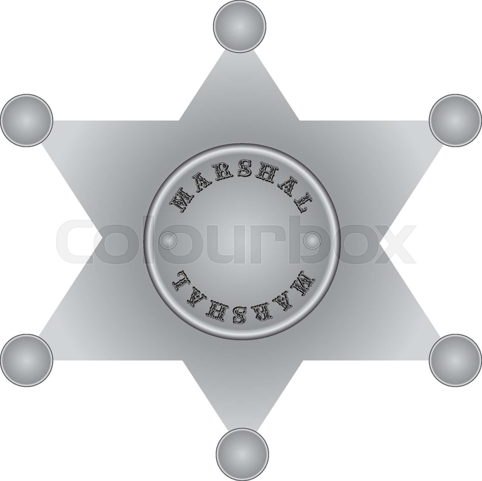 US Marshal | Stock vector | Colourbox