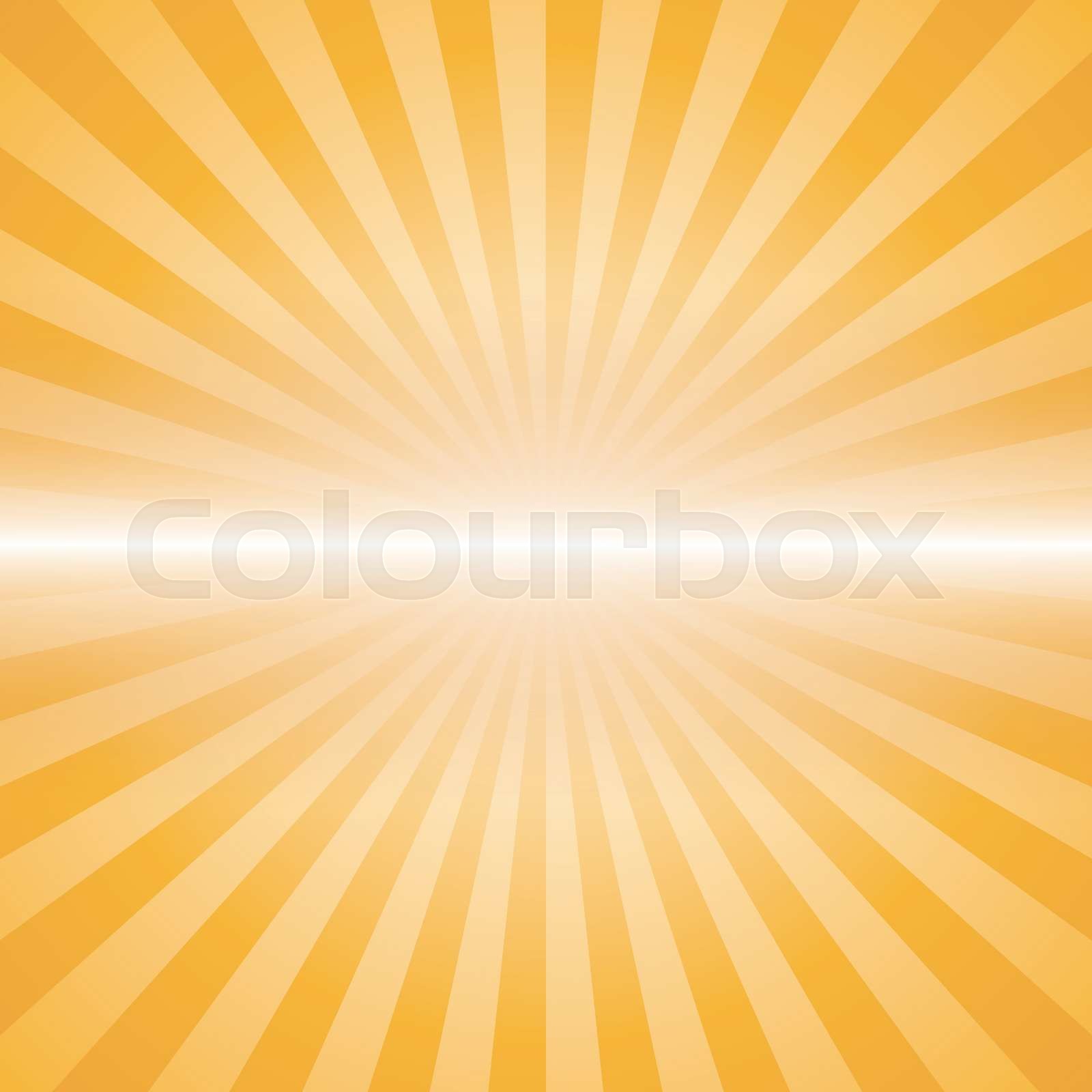 orange color burst background. | Stock vector | Colourbox
