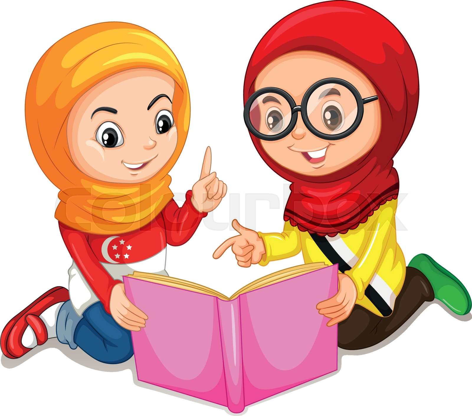 barn, uddannelse, tegning | Stock vektor | Colourbox