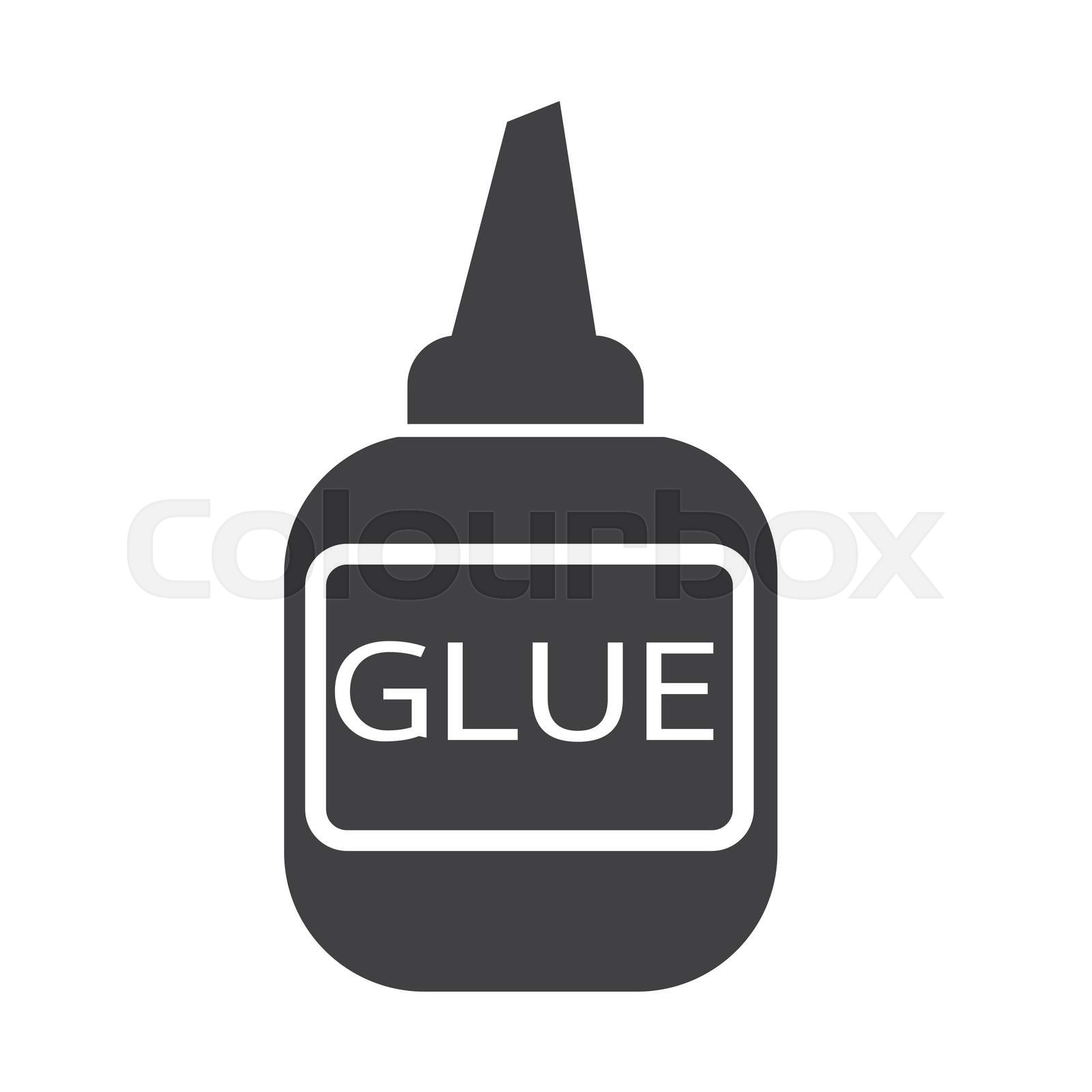 glue icon | Stock vector | Colourbox