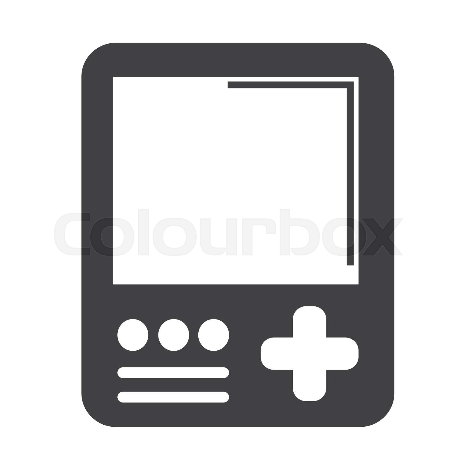 Handheld game console icon | Stock vector | Colourbox