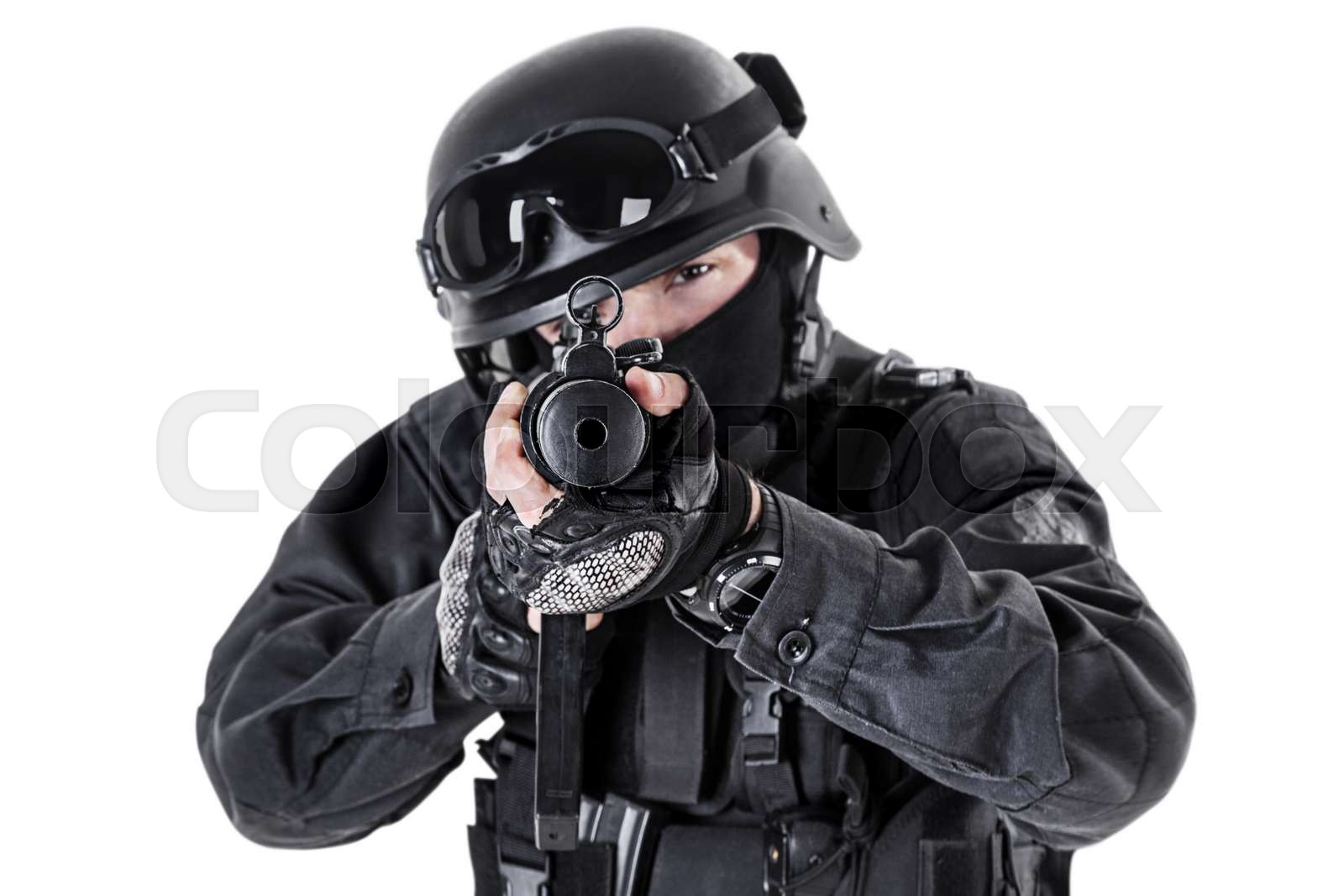 SWAT police officer | Stock image | Colourbox