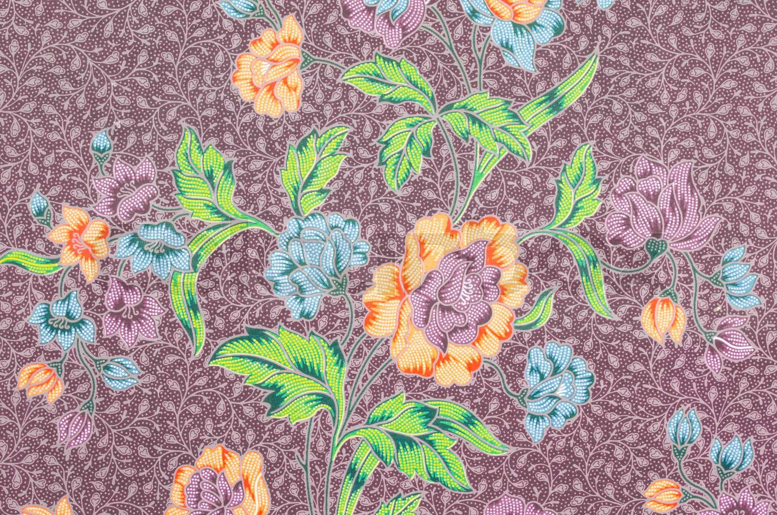 Fabric Batik pattern design. | Stock image | Colourbox