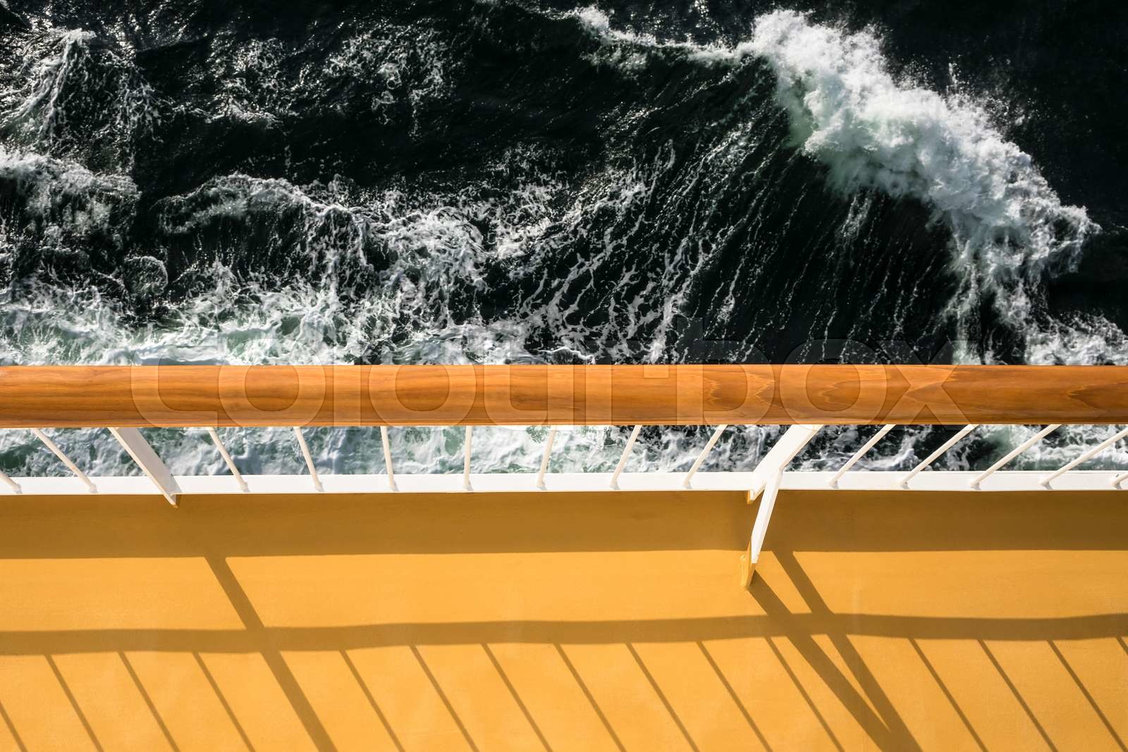 Handrail on a cruise ship | Stock image | Colourbox