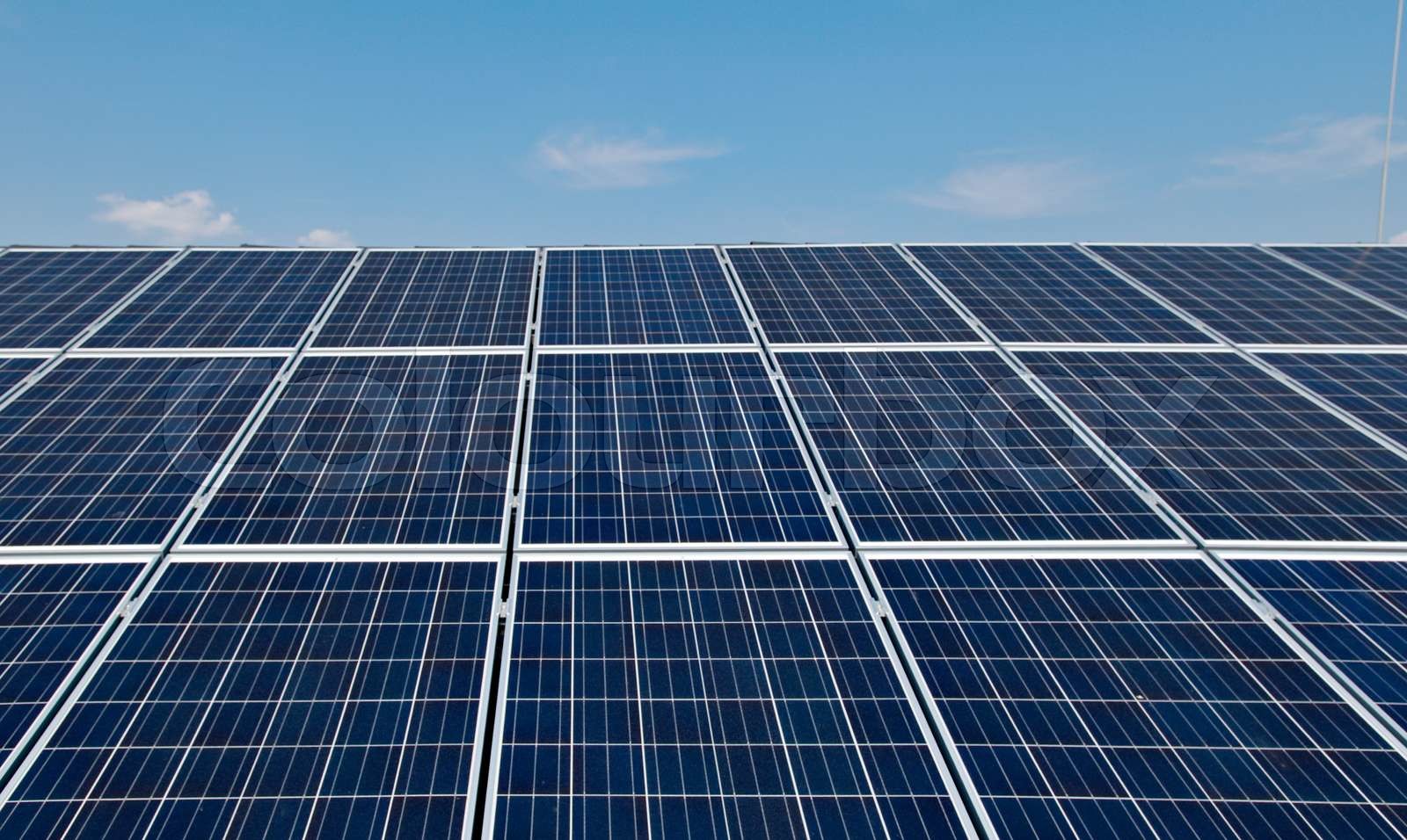 Solar panels | Stock image | Colourbox