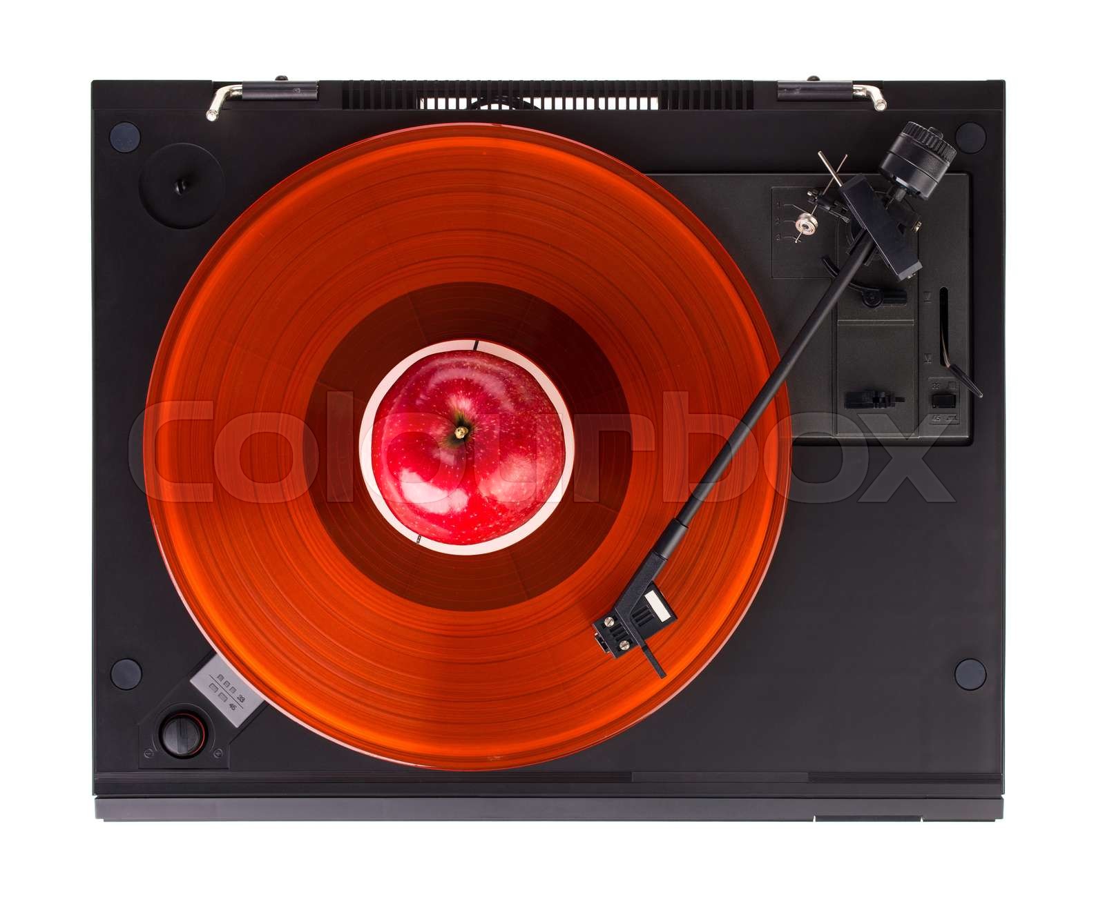 old fashioned turntable | Stock image | Colourbox