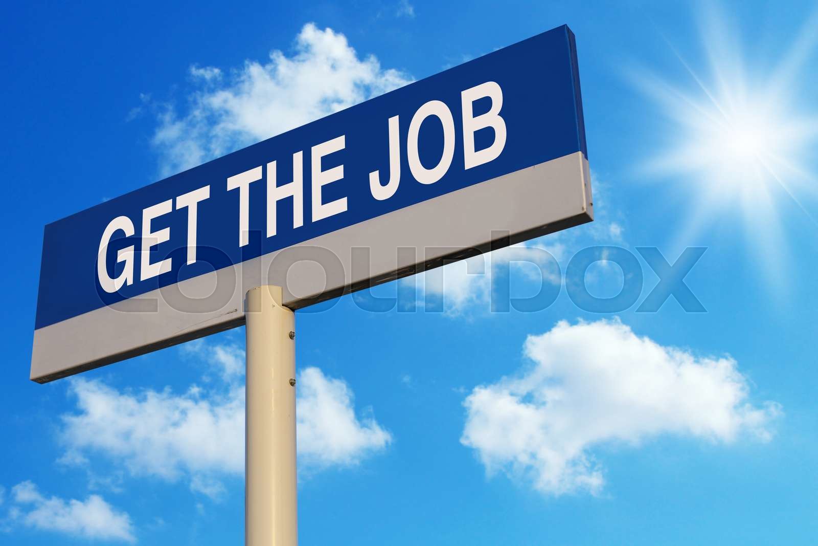 Get The Job | Stock image | Colourbox