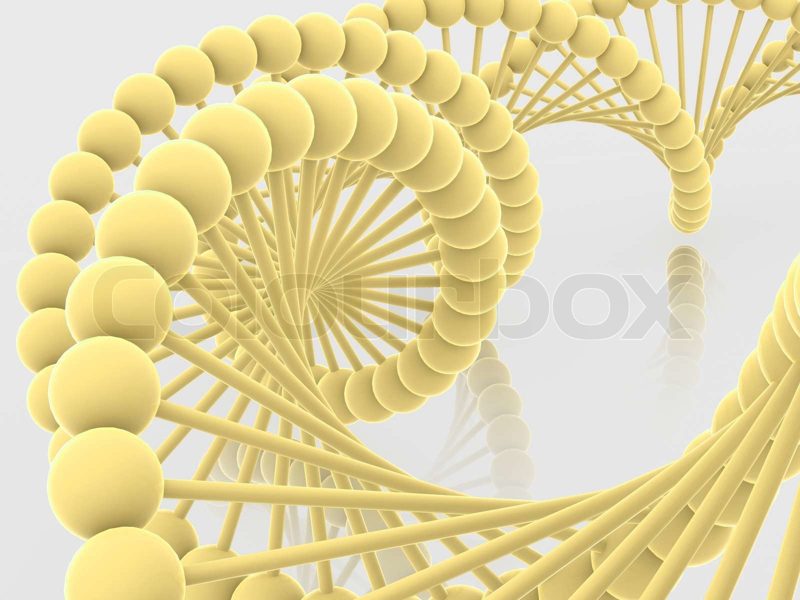 Gene in DNA. 3d | Stock image | Colourbox