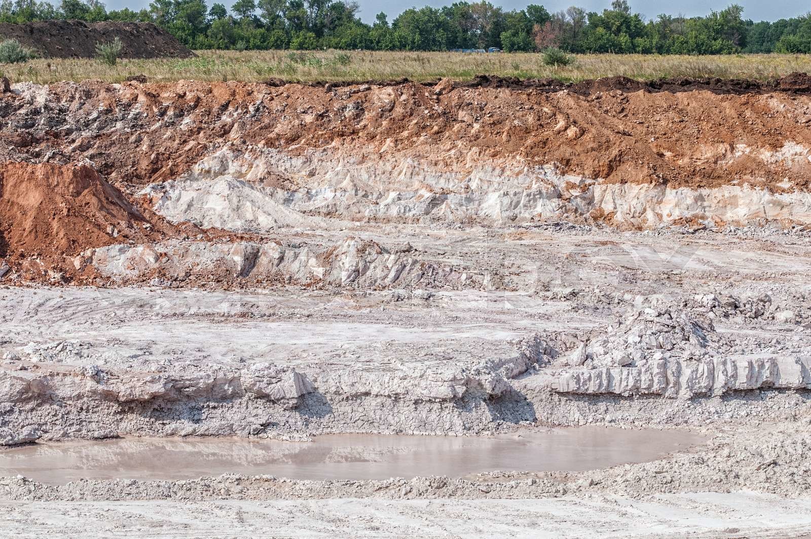 Clay mining | Stock image | Colourbox