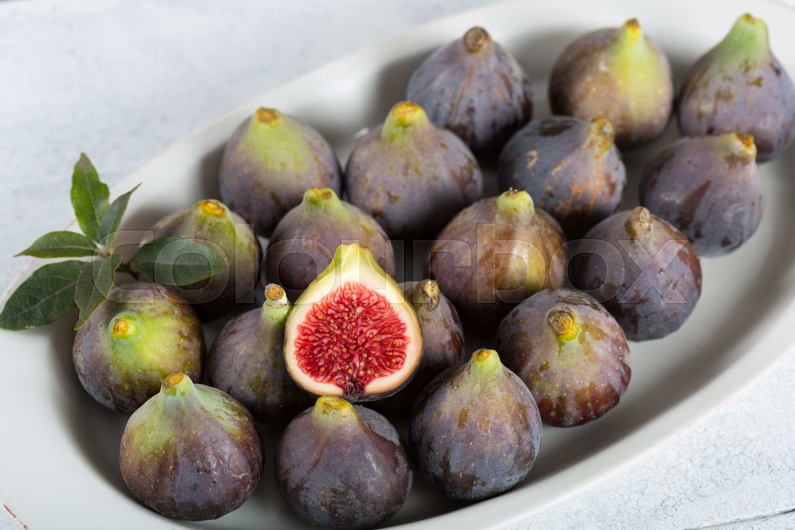 Ripe figs ready to eat | Stock image | Colourbox
