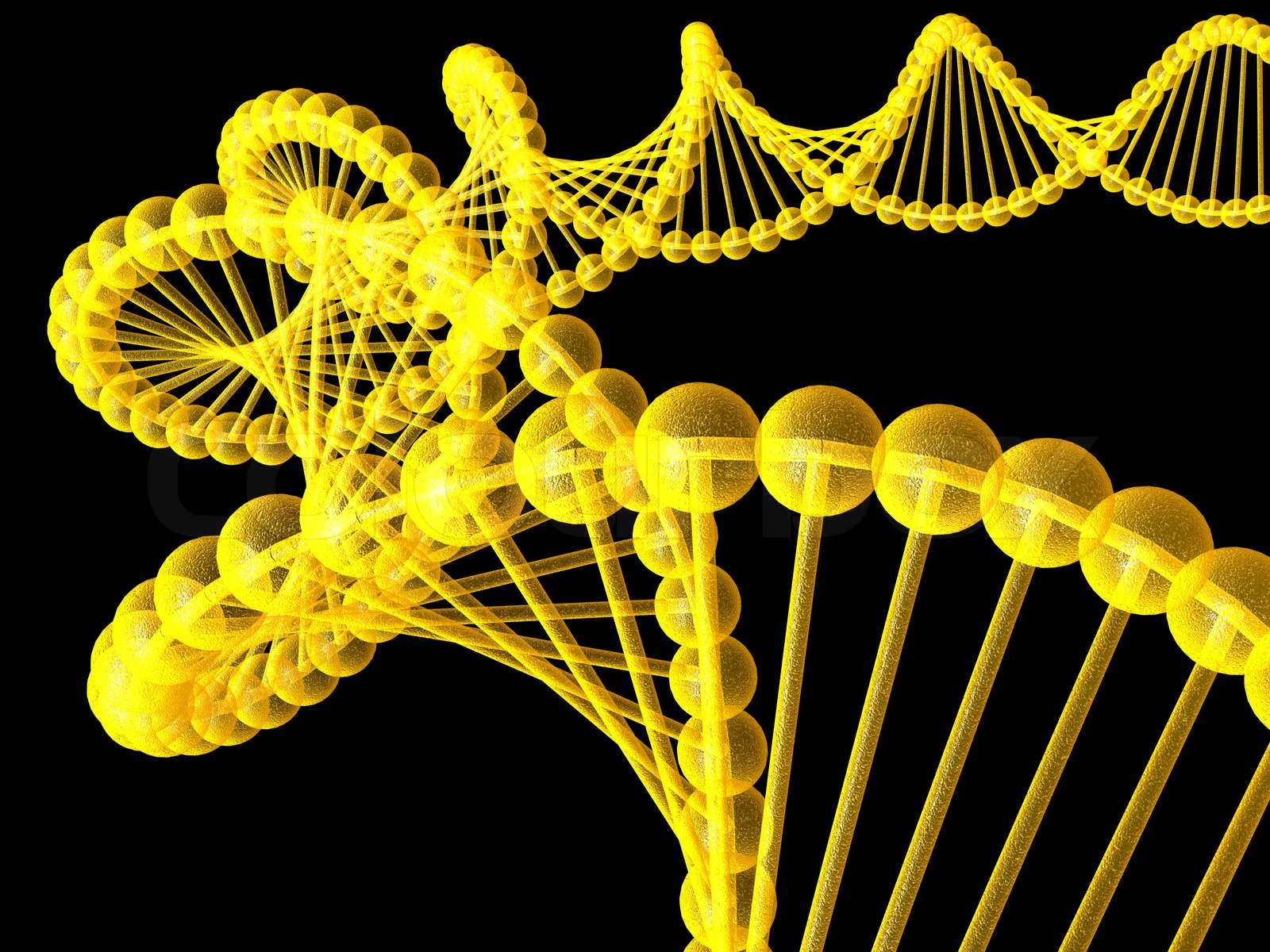 Gene in DNA. 3d | Stock image | Colourbox