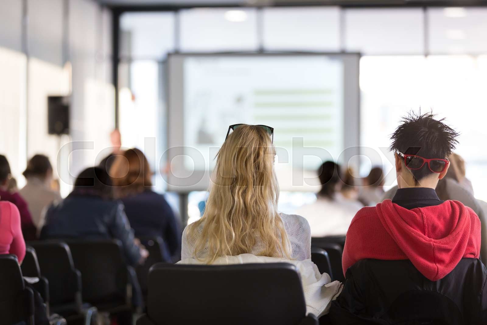 Lecture at university. | Stock image | Colourbox