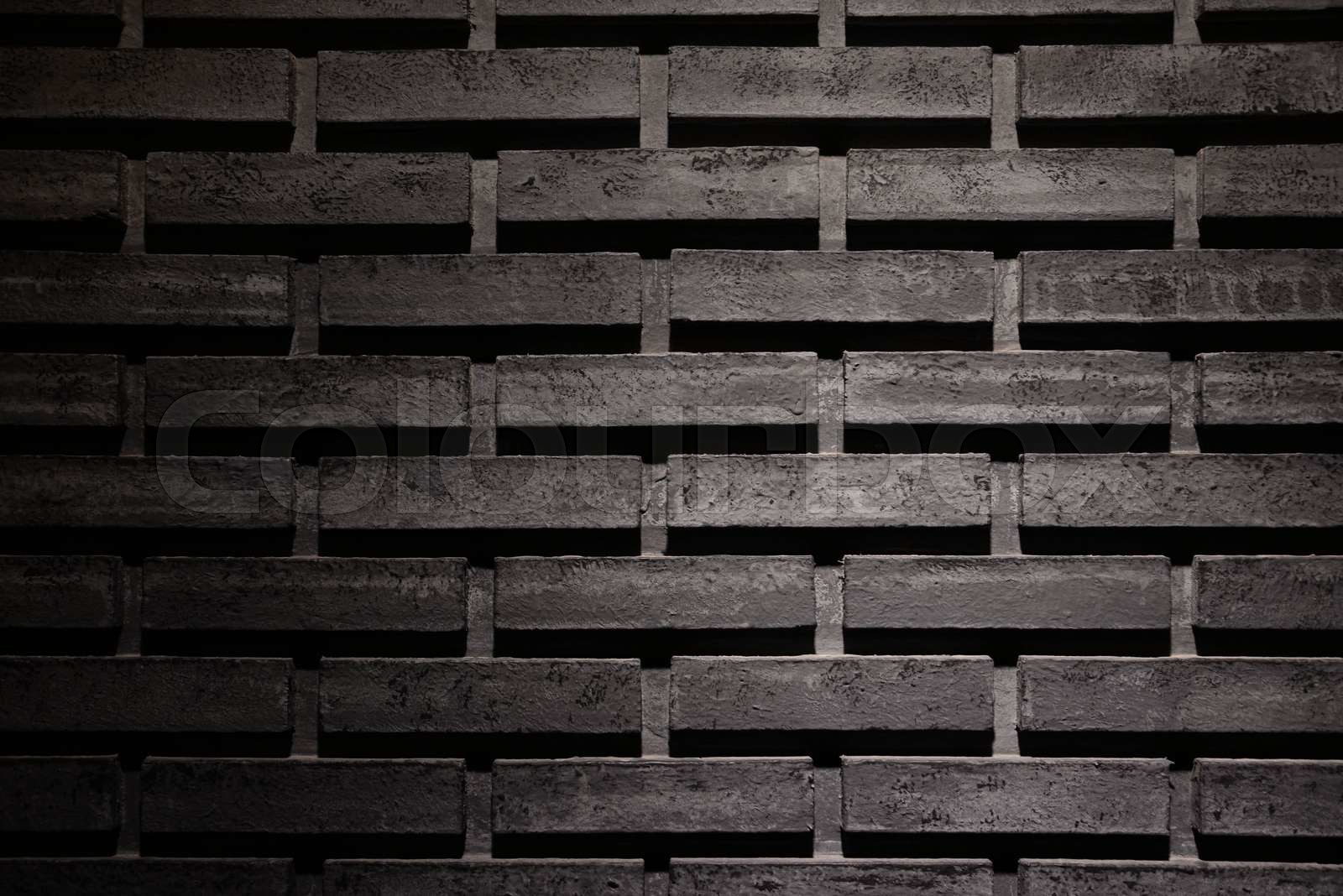 Gray brick texture - Background | Stock image | Colourbox