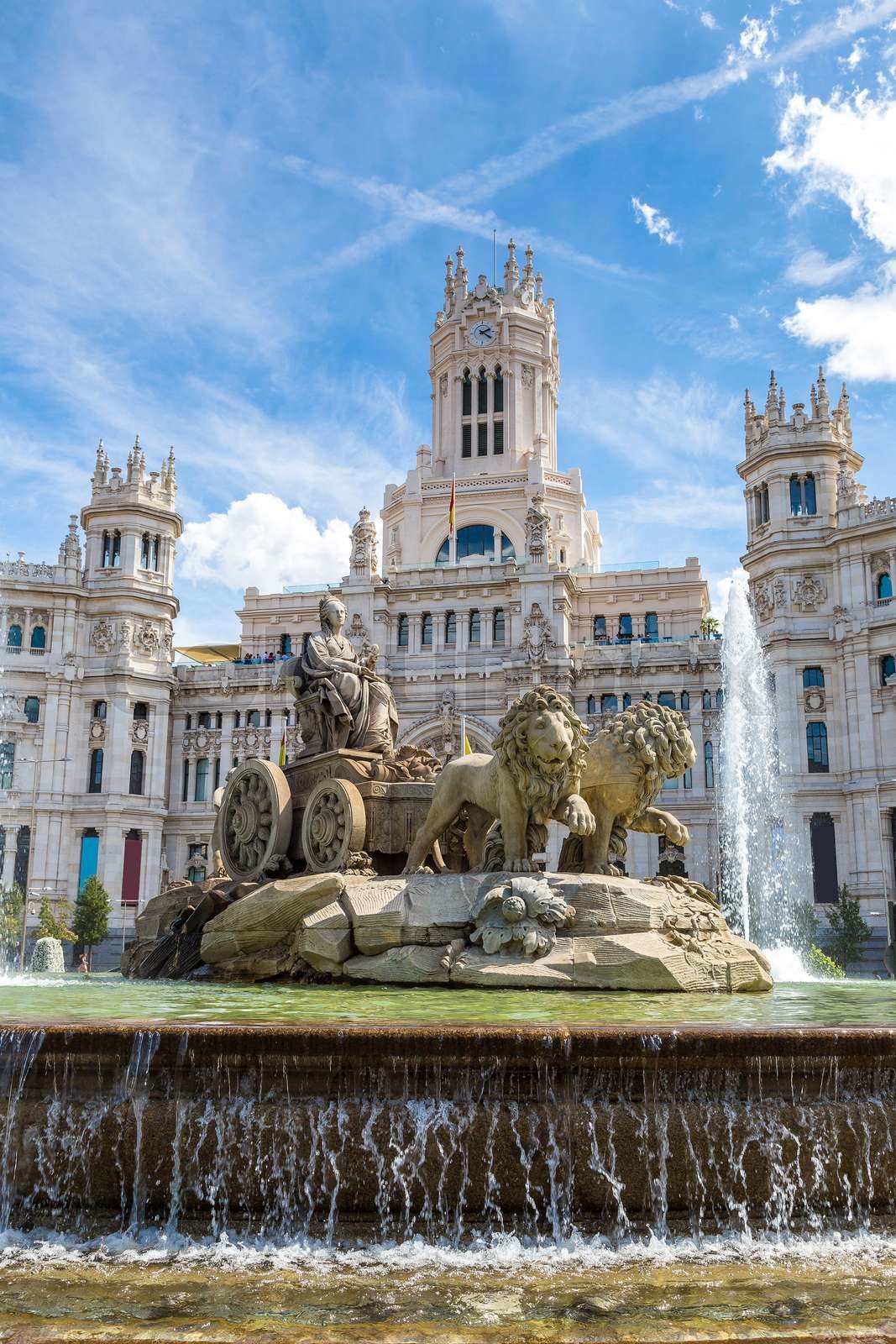 Cibeles fountain in Madrid | Stock image | Colourbox