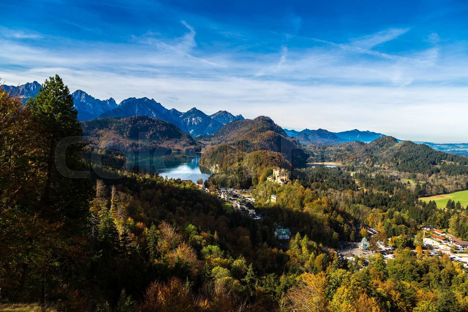 Alps and lakes in Germany | Stock image | Colourbox
