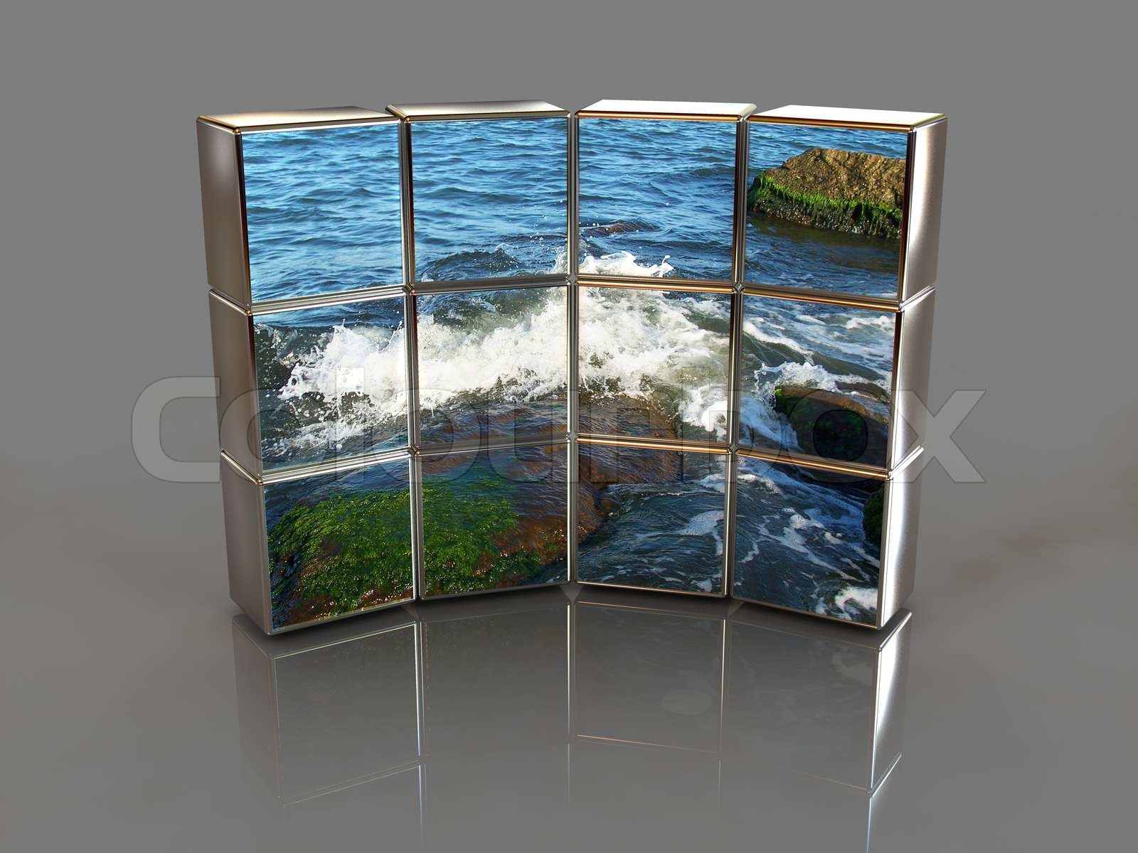 Das TV- Bild. | Stock Bild | Colourbox