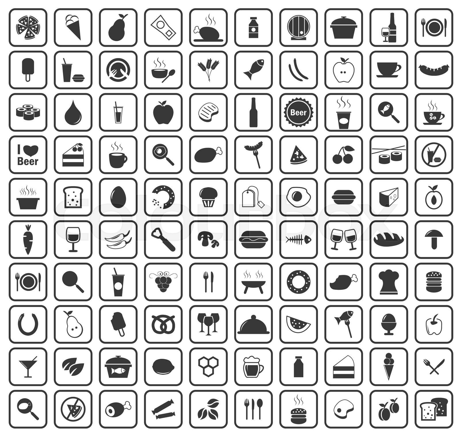 icon, schnell, 100. | Stock-Vektor | Colourbox