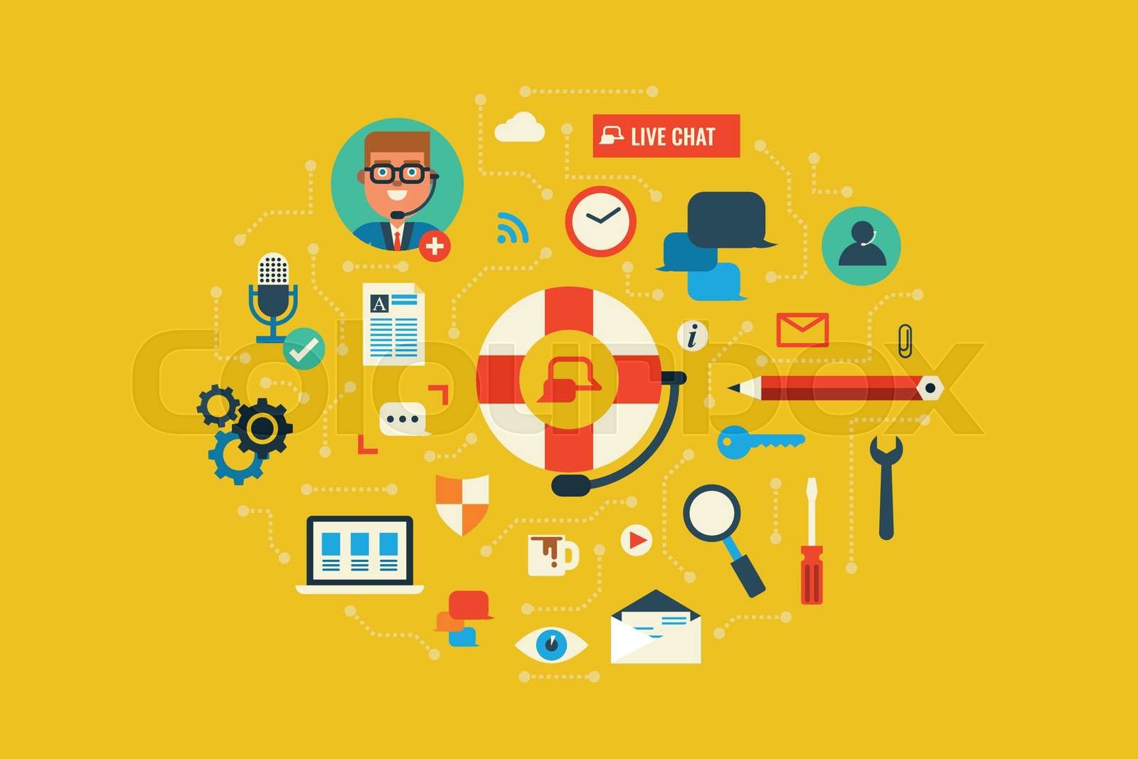 Support | Stock vector | Colourbox