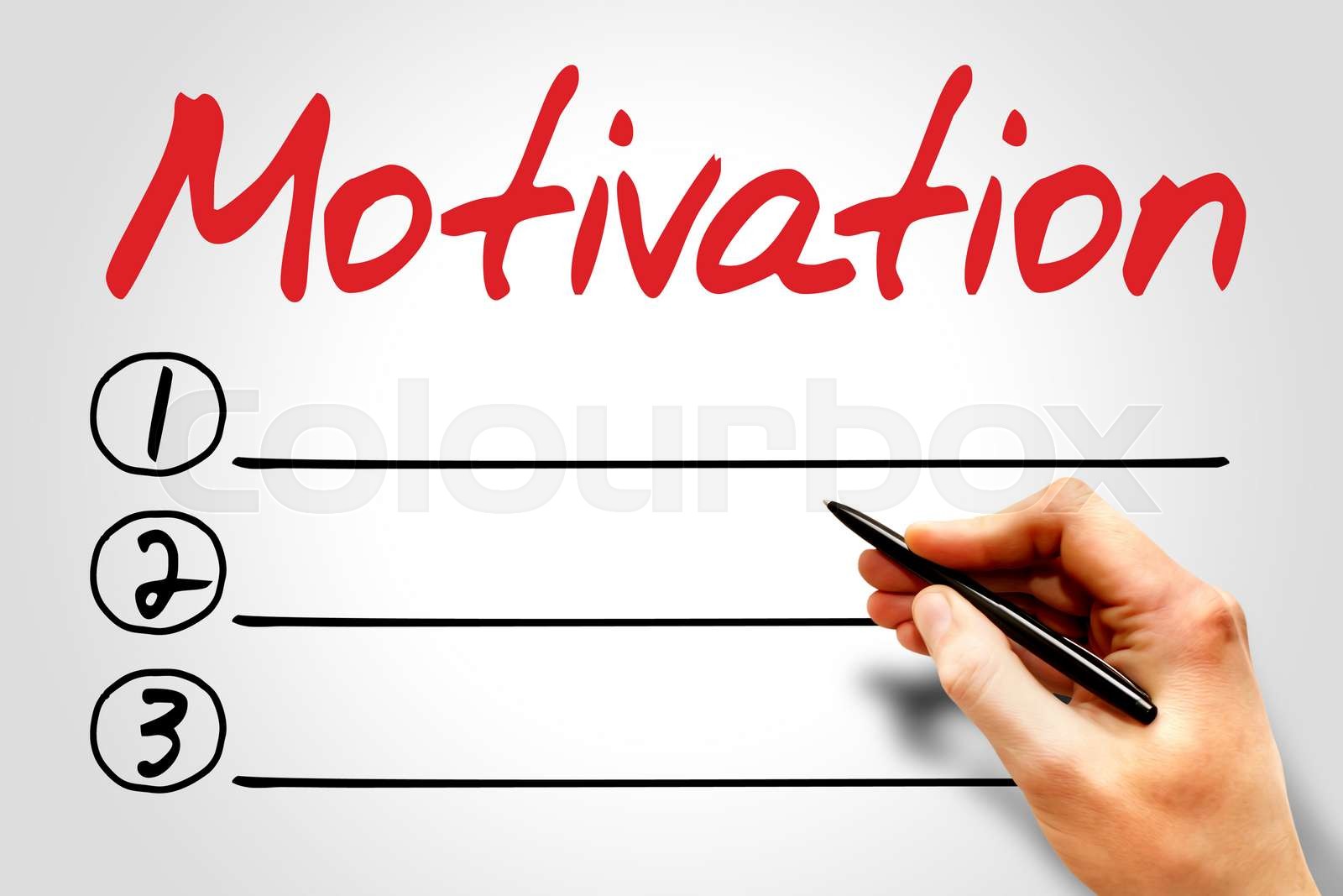 Motivation | Stock image | Colourbox