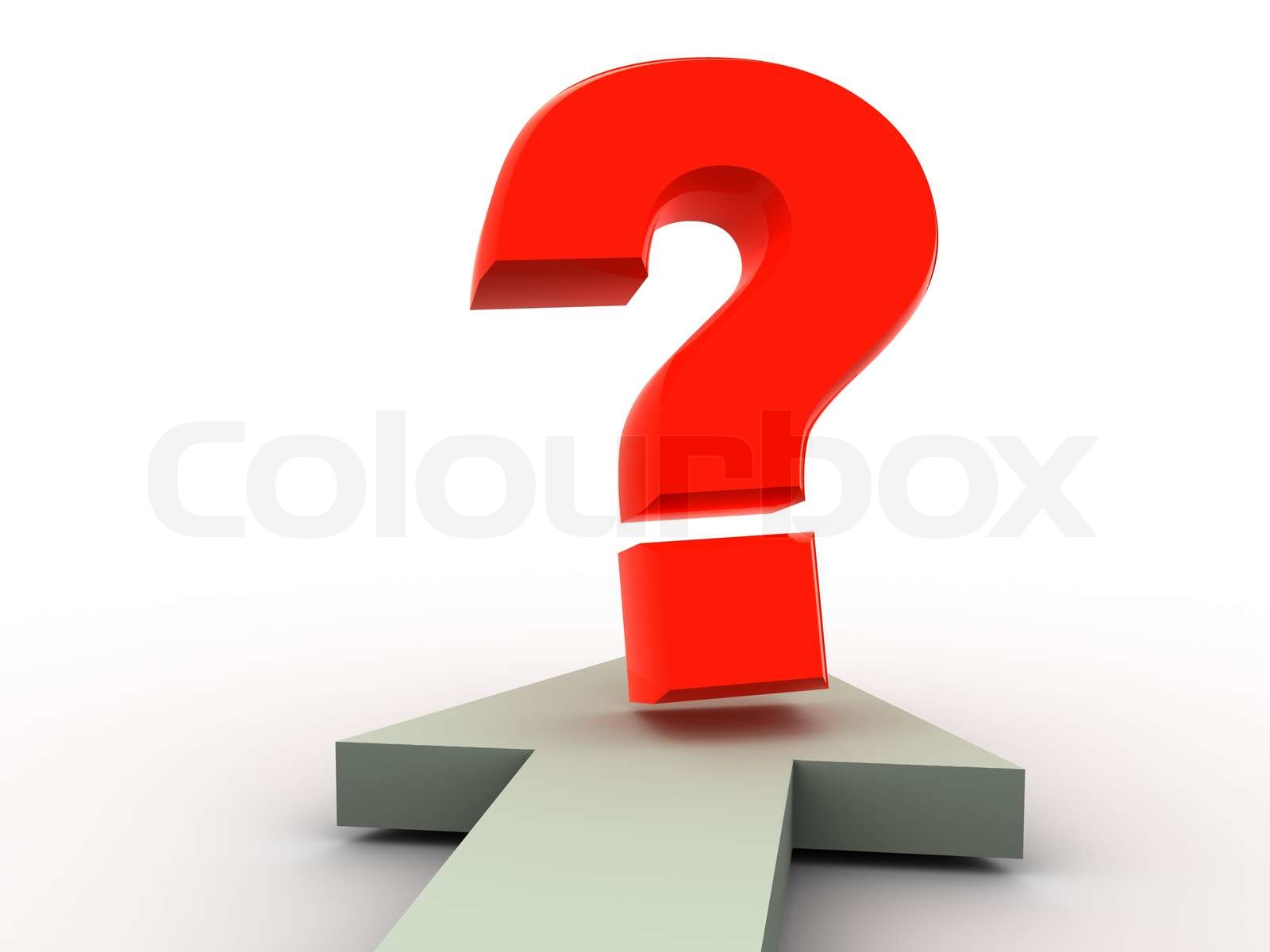 question. 3d | Stock image | Colourbox