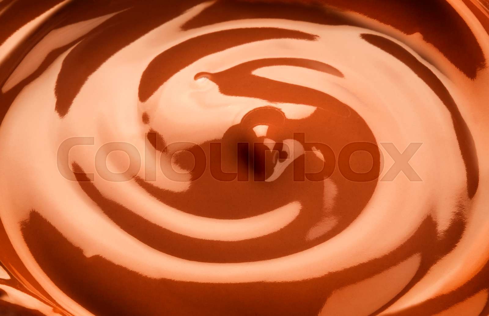 Chocolate swirl | Stock image | Colourbox
