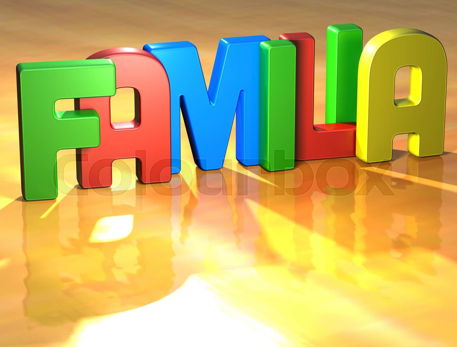 Familia Word Art