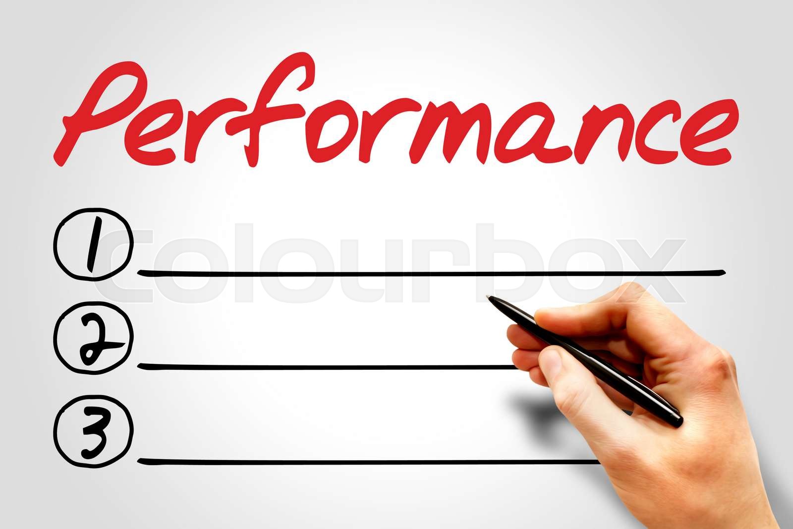 Performance | Stock image | Colourbox