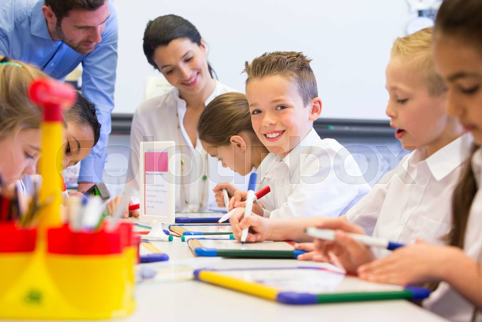 Happy at School | Stock image | Colourbox