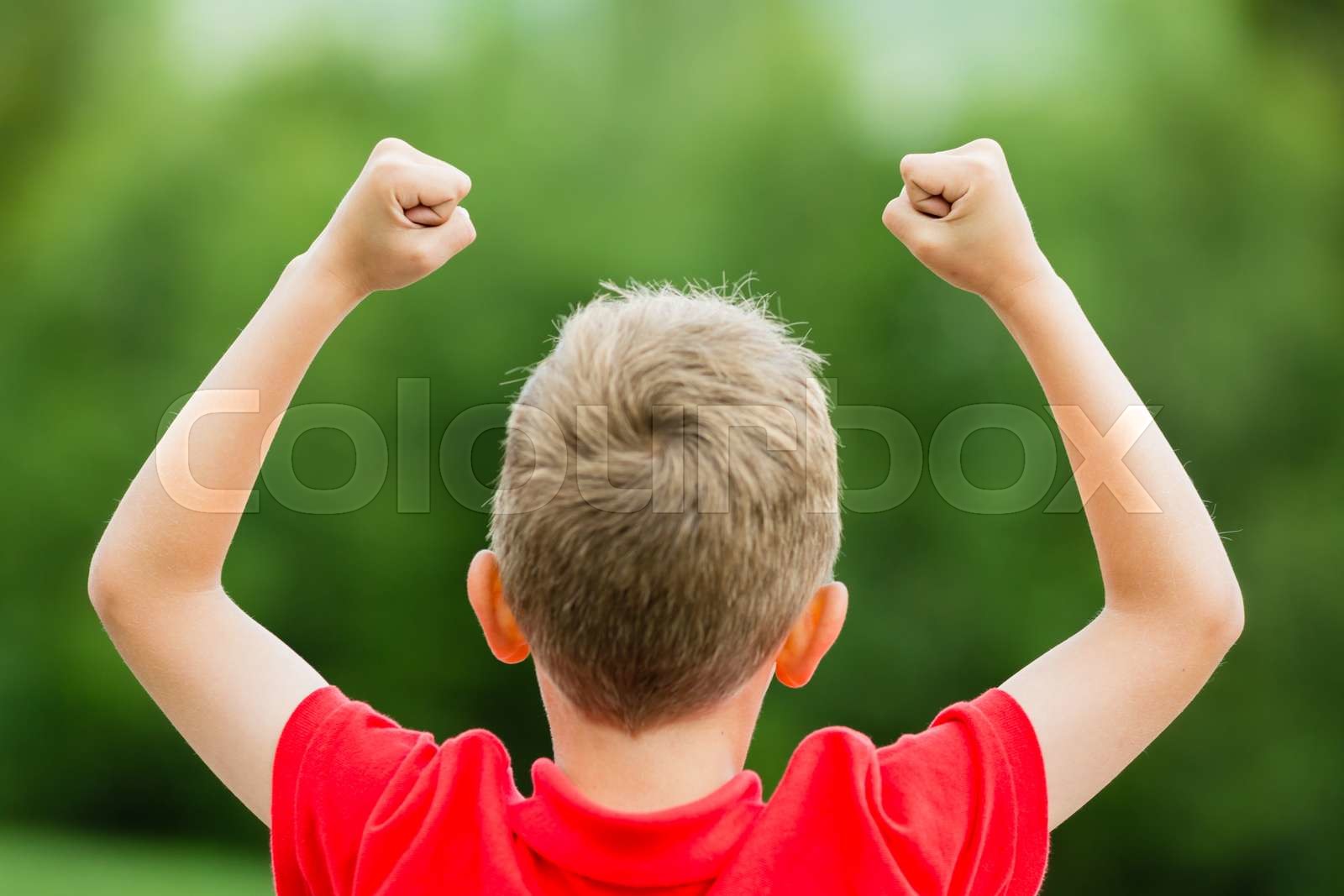 Boy with high self esteem | Stock image | Colourbox