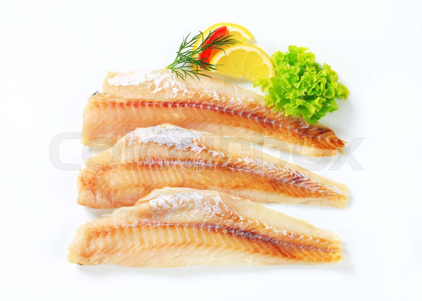 Fresh fish fillets | Stock image | Colourbox