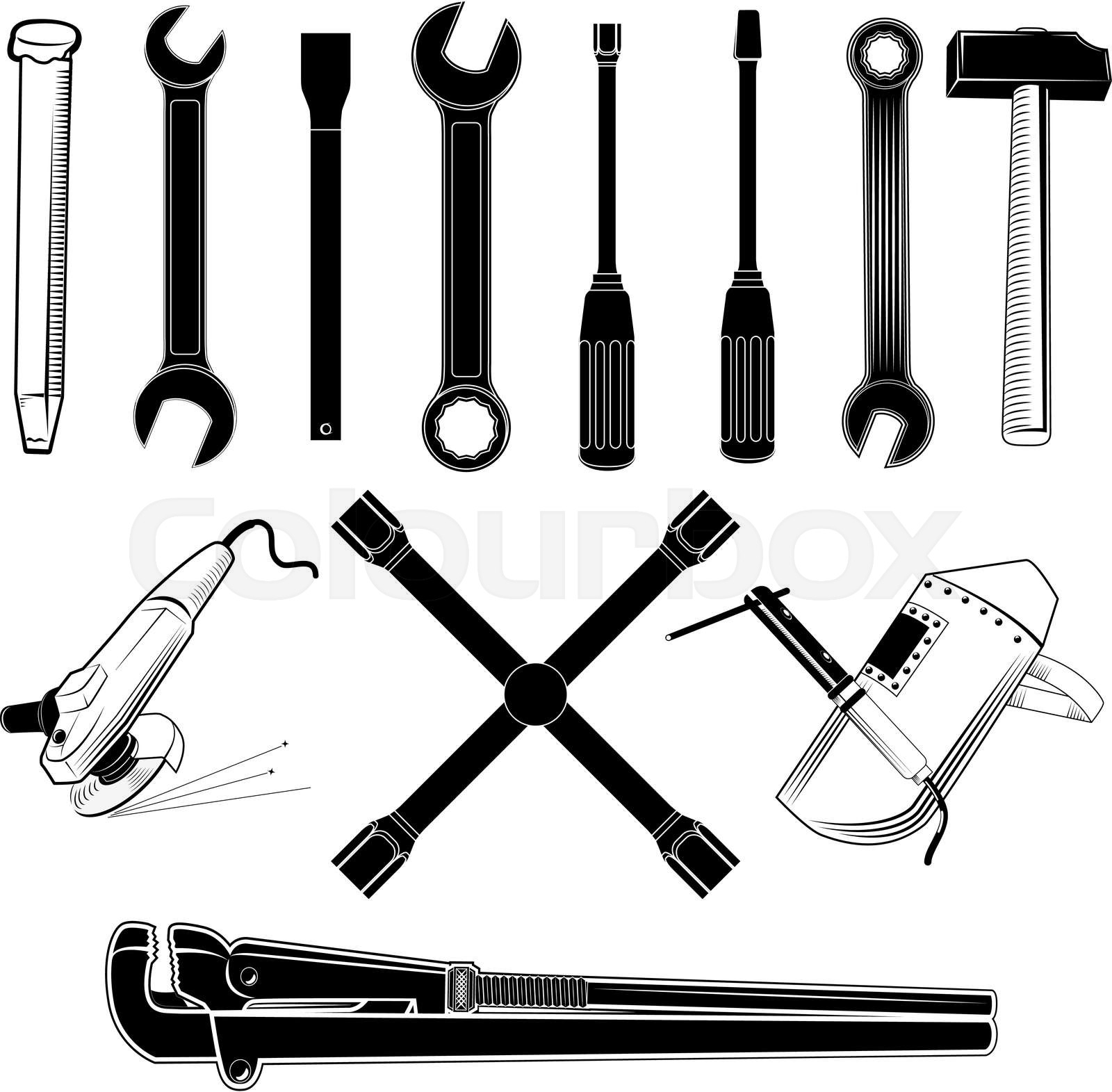 Set of the vector tools | Stock vector | Colourbox