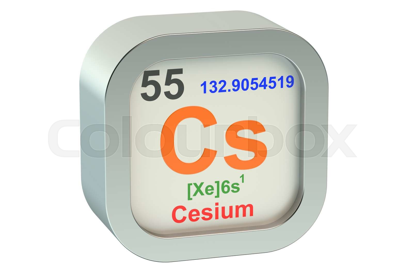 Caesium | Stock image | Colourbox