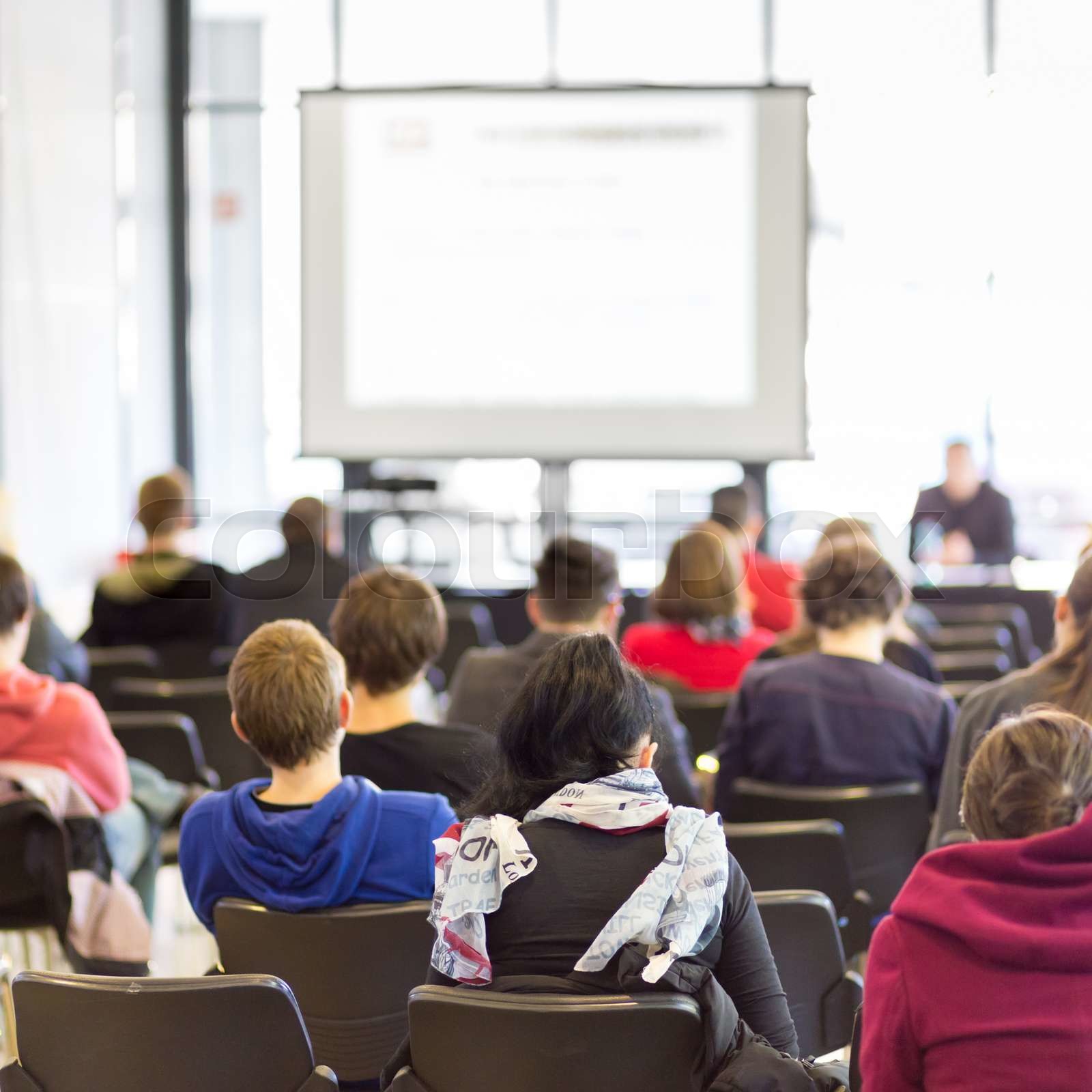Lecture at university. | Stock image | Colourbox