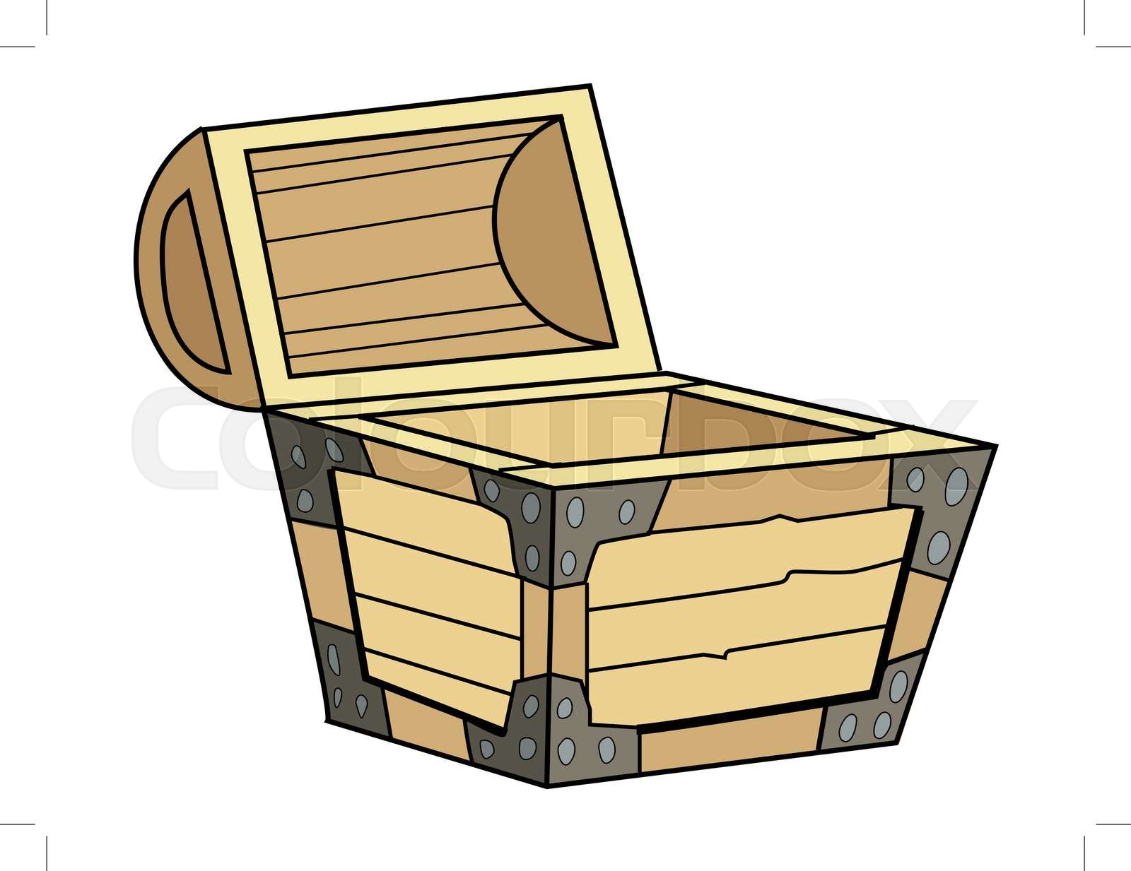 vintage coffer | Stock vector | Colourbox