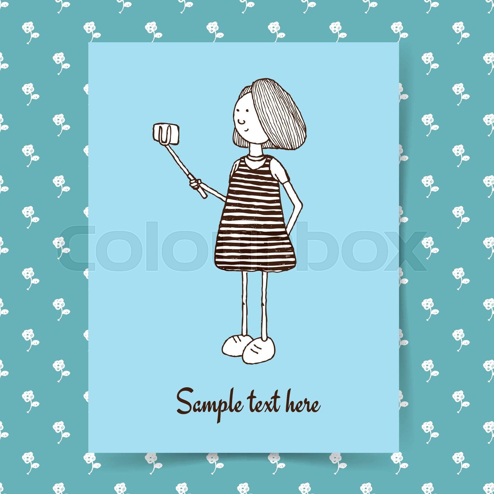 liebenswert, adrett, mensch | Stock-Vektor | Colourbox