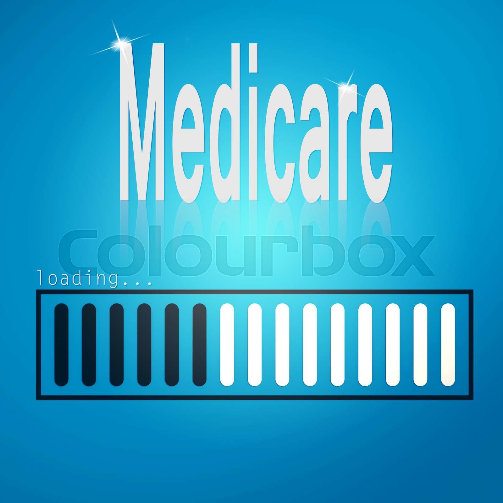 Medicare blue loading bar | Stock image | Colourbox Medicare blue loading bar | Stock image | Colourbox