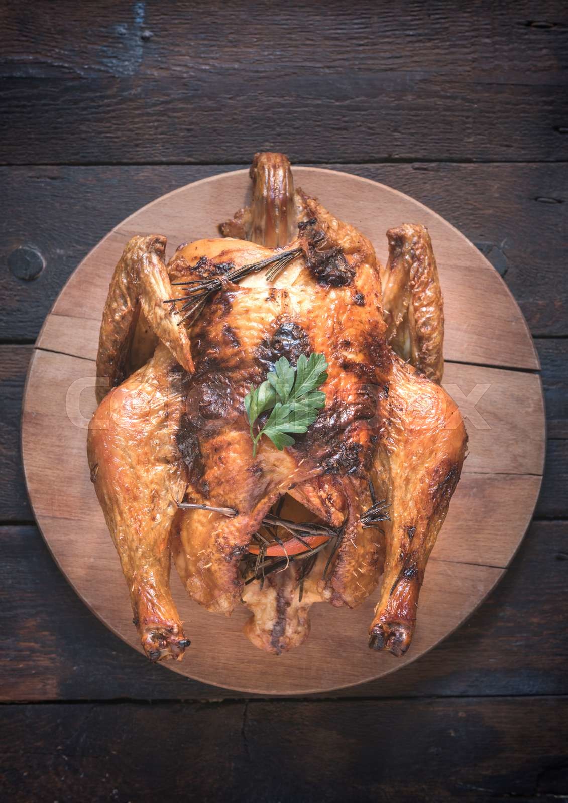 Split roasted turkey | Stock image | Colourbox