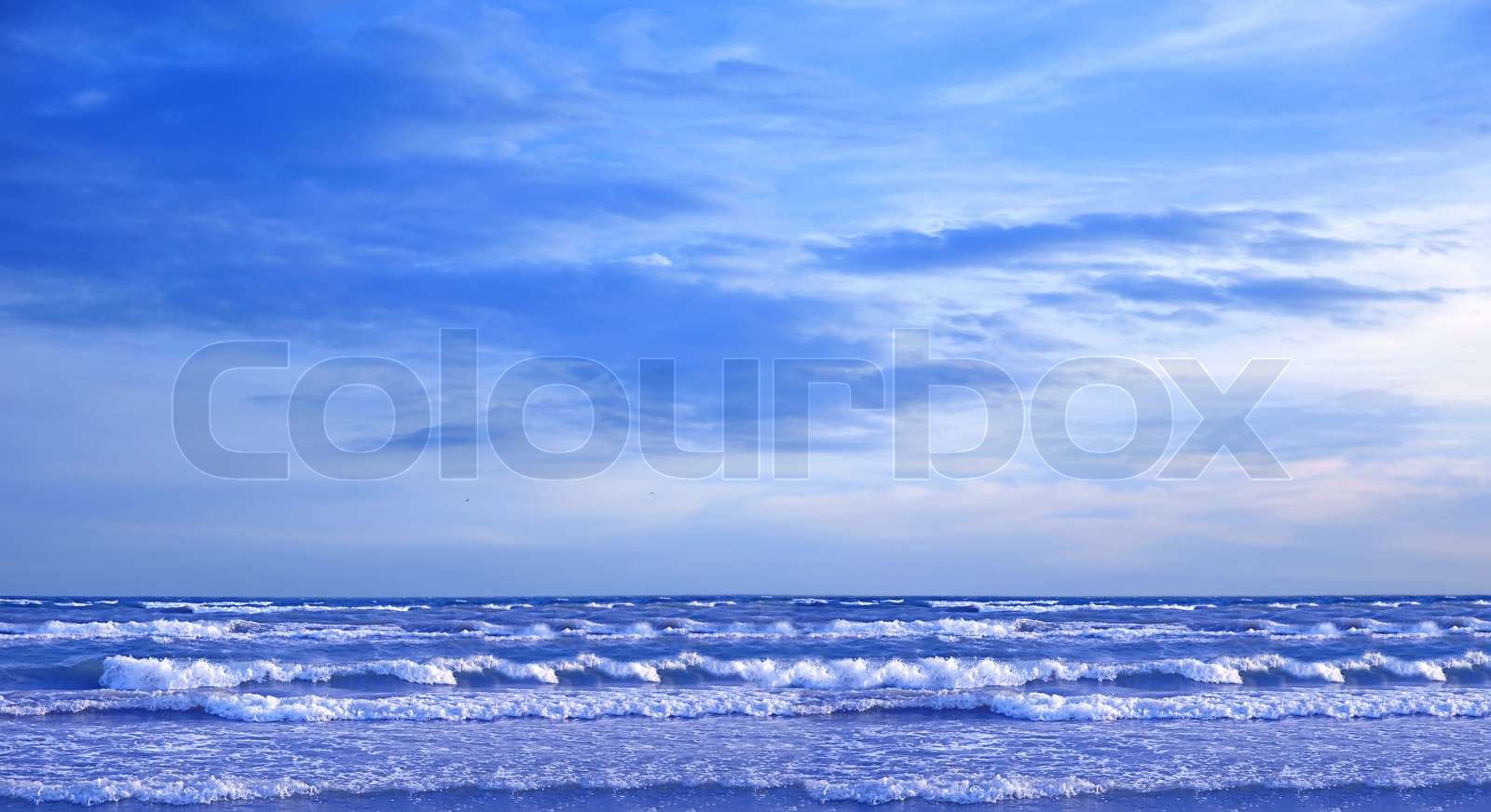 havet og perfekt solnedgang | Stock foto | Colourbox