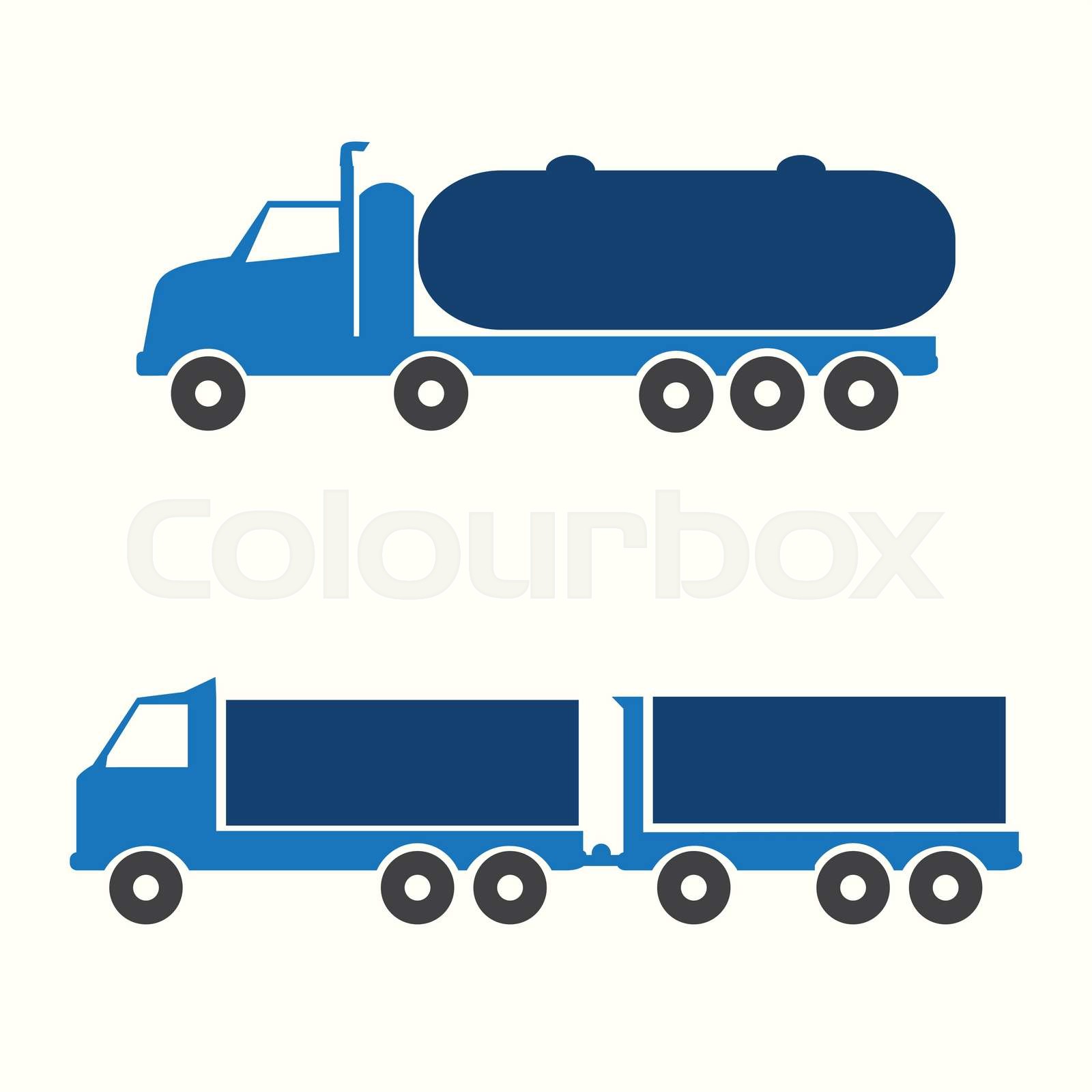 Truck symbol | Stock vector | Colourbox
