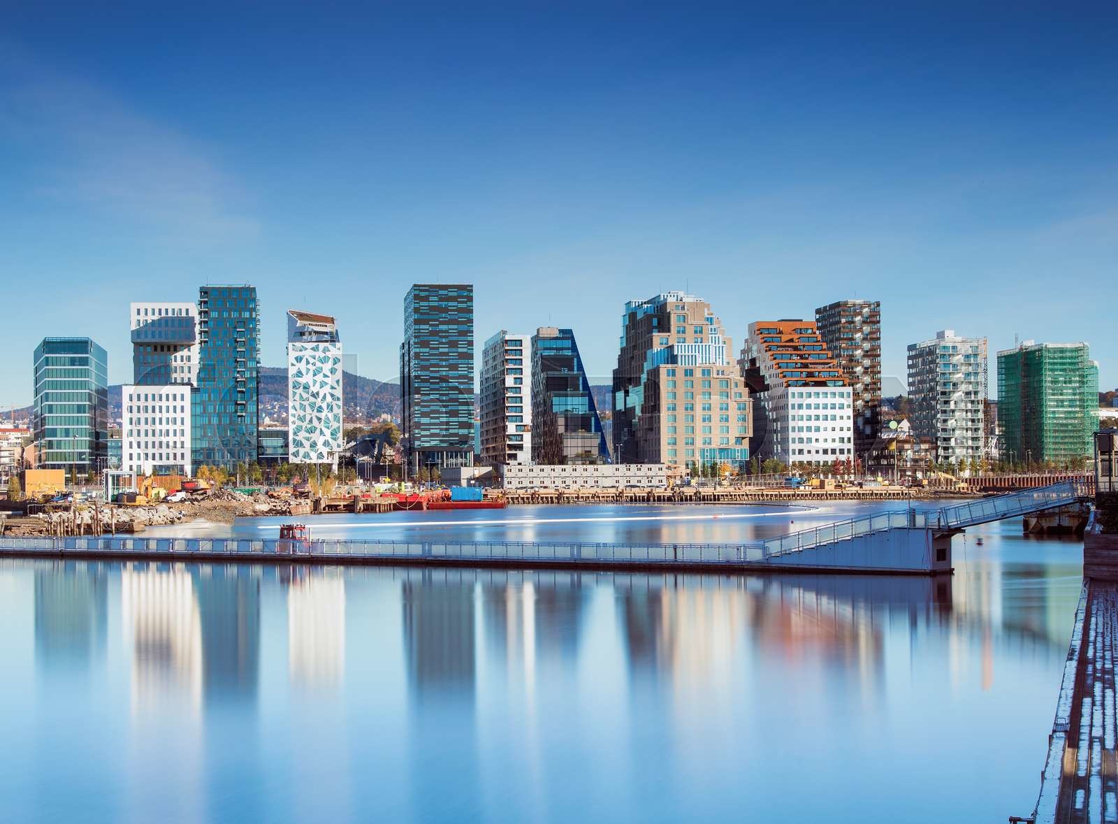 oslo, norge, bjørvika | Stock foto | Colourbox