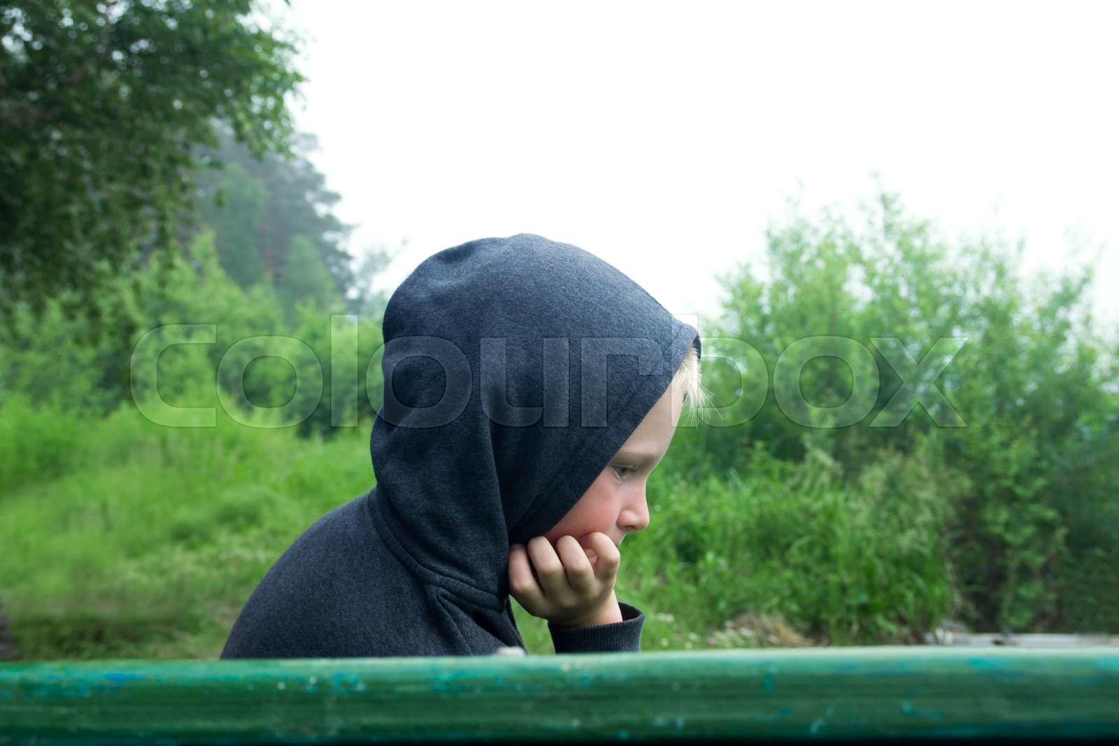 einsam, kind, kinder | Stock Bild | Colourbox