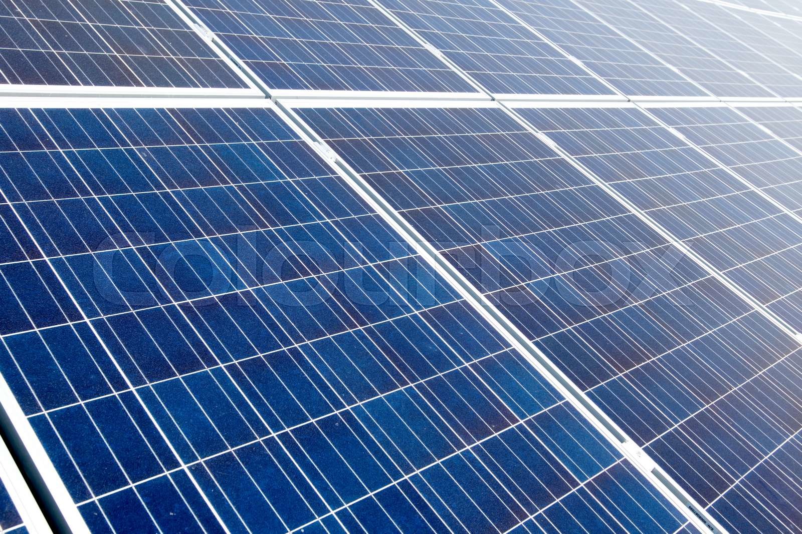 Solar panels | Stock image | Colourbox