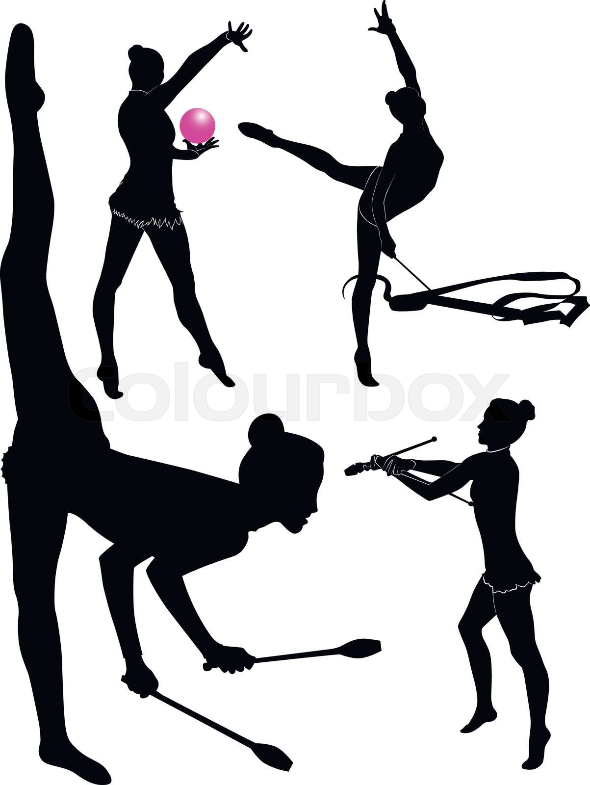 gymnast | Stock vector | Colourbox