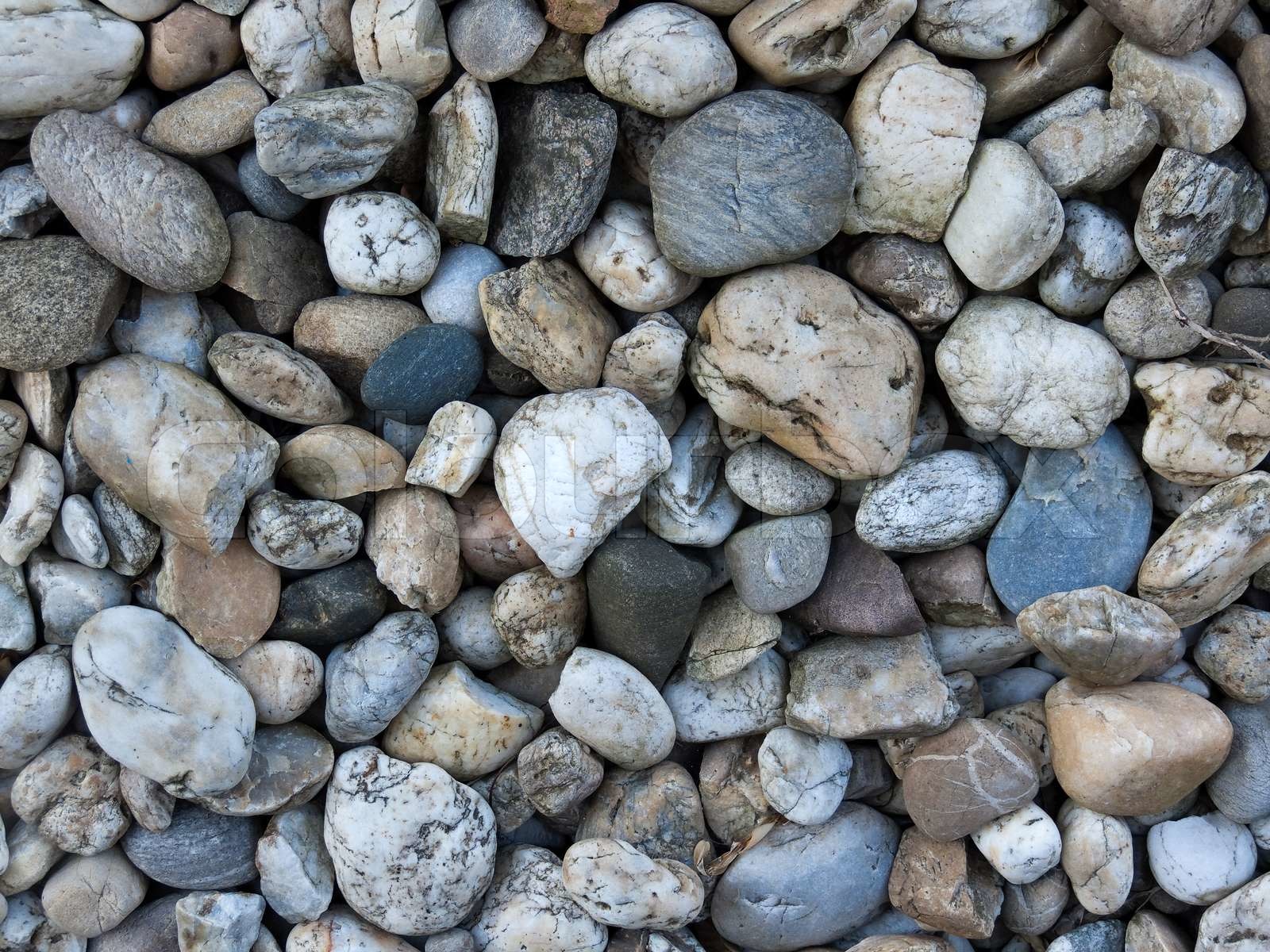 Kiesel, Felsen, Farbe, Farbe, grau, blass, Fluss, Meer, glatt, rau ...